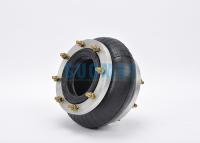 China Rubber Industrial Air Spring Air Isolator Convoluted With Flange Ring 260130H-1 for sale