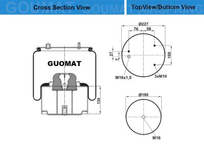 China AIRTECH 388704K / 3887-04 P CONTI 887NP04 For VDL Bus Air Shock 1154761 for sale