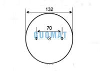 China Firestone Industrial Bellow Air Spring W01-358-3400 2B7-540 Goodyear Air Lift Rubber Bag for sale