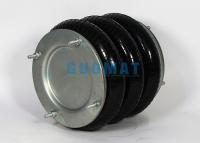 China 10X3 Triple Convoluted Air Spring W01 R58 4059 Firestone Flange Connection Air Pillows For Reduce Vibrations for sale