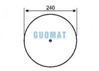 China 1R11-773 Goodyear Truck Rolling Lobe Air Spring W01-M58-6317 Firestone Suspension Rubber Bellows for sale