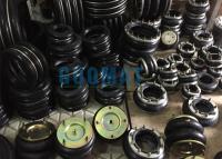 China Firestone Industrial Air Spring W01-M58-6974 Style 119 Bead Rings Ribbed Neck Aluminum for sale