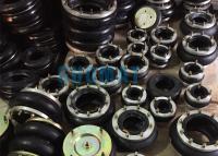 China 250190CY-2 Industrial Double Convoluted Air Isolator With Flange Ring / Plate for sale