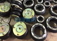 China 250190CY-2 Industrial Double Convoluted Air Isolator With Flange Ring / Plate for sale