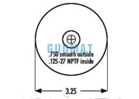 China Gas Filled Drive Axle Air Spring 1S4-067 Goodyear W02-358-7007 Firestone Cab Air Shock for sale