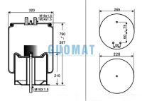 China Black Rolling Lobe Air Spring 4912NP07 Contitech Truck Components Air Suspension for sale