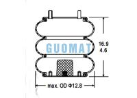 China FT330-29 525 Contitech Industrial Air Bag W01-358-8033 Firestone Triple Convoluted Air Spring for sale