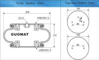 China W01M586375 FIRESTONE Air Springs Silk Screen Equipment Mechanical Industria Air Spring FS200-10 for sale