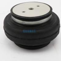 China Single Small Vibration Industrial Air Spring GUOMAT 1K130070 Refer To Goodyear 1B5-500 With Aluminum Plate for sale