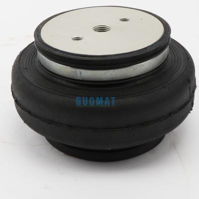 China Single Small Vibration Industrial Air Spring GUOMAT 1K130070 Refer To Goodyear 1B5-500 With Aluminum Plate for sale