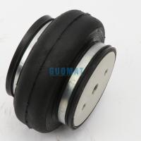 China Single Small Vibration Industrial Air Spring GUOMAT 1K130070 Refer To Goodyear 1B5-500 With Aluminum Plate for sale