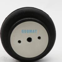 China Single Small Vibration Industrial Air Spring GUOMAT 1K130070 Refer To Goodyear 1B5-500 With Aluminum Plate for sale