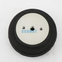 China Single Small Vibration Industrial Air Spring GUOMAT 1K130070 Refer To Goodyear 1B5-500 With Aluminum Plate for sale