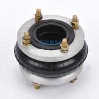 China 150076H-1 0.8 Mpa Industrial Single Bellows Type Convoluted Suspension Air Spring With Flange for sale
