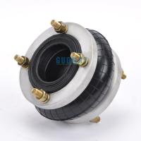China 150076H-1 0.8 Mpa Industrial Single Bellows Type Convoluted Suspension Air Spring With Flange for sale