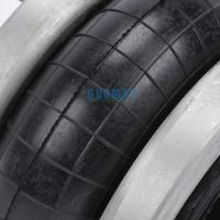 China 150076H-1 0.8 Mpa Industrial Single Bellows Type Convoluted Suspension Air Spring With Flange for sale
