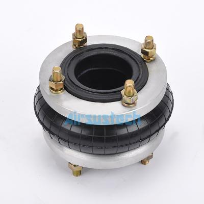 China 150076H-1 Industrial Air Springs with Flange Ring Single Convoluted Air Shocks for sale
