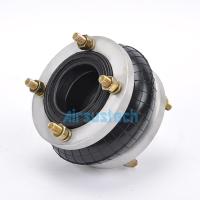 China 150076H-1 Industrial Air Springs with Flange Ring Single Convoluted Air Shocks for sale