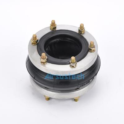 China Single Convoluted Rubber Air Springs Industrial Style 188102h-1 Bags Flange Ring for sale