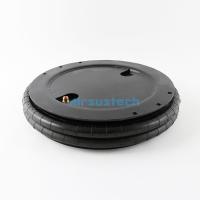 China GUOMAT Convoluted Rubber Air Spring Suspension With Bracket For Semi-Trailer for sale