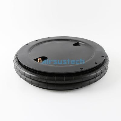 China GUOMAT Convoluted Rubber Air Spring Suspension With Bracket For Semi-Trailer for sale