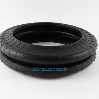 China GUOMAT Convoluted Rubber Air Spring Suspension With Bracket For Semi-Trailer for sale