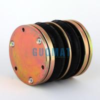 China 4.5X2 GUOMAT Suspension Air Bellow PM/31042 Norgren Rubber Air Spring With Golden Cover for sale