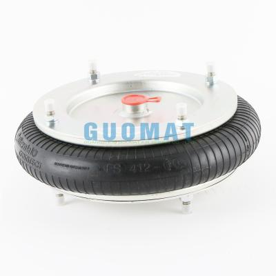 China FS 412-10 Continental Contitech Single Convoluted Air Spring Air Pillow G1/2 Gas Hole for sale