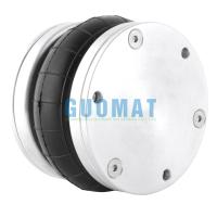 China GUOMAT 1B4.5X1 Air Lift Spring W01R584050 Firestone Plate Industrial Rubber Air Bellow for sale