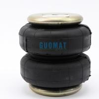 China W01-358-6955 Firestone Air Spring Suspension Air Bags Double Convoluted With 3/8-16 Blind Nuts for sale