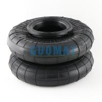China Double Convoluted Air Rubber Bellow 250185H-2 1/2 Air Connection For Excavator for sale