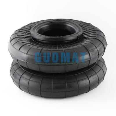 China Double Convoluted Air Rubber Bellow 250185H-2 1/2 Air Connection For Excavator for sale