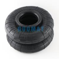 China Double Convoluted Air Rubber Bellow 250185H-2 1/2 Air Connection For Excavator for sale