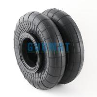 China Double Convoluted Air Rubber Bellow 250185H-2 1/2 Air Connection For Excavator for sale