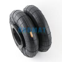 China Double Convoluted Air Rubber Bellow 250185H-2 1/2 Air Connection For Excavator for sale