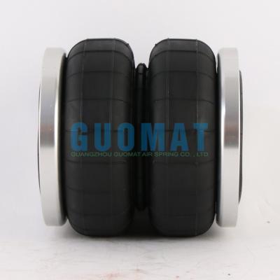 China 2S70-13F Suspension Air Spring Double Convoluted Air Shocks With Open Flange for sale