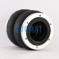 China 2S70-13F Suspension Air Spring Double Convoluted Air Shocks With Open Flange for sale