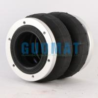 China 2S70-13F Suspension Air Spring Double Convoluted Air Shocks With Open Flange for sale