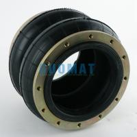 China Lhf200/212-2 Double Convoluted Flange Air Suspension Spring For Pneumatic Applications for sale