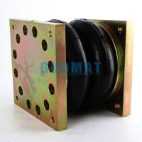China Lhf200212-2 Industrial Air Spring With Bottom And Top Cover Plate For Reduce Shock for sale