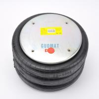 China Triple Convoluted Air Bag GUOMAT NO. 3B7386 Bellow No.3B383 Industrial Air Spring 4x3/8-16UNC Screw for sale