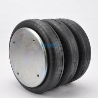 China Triple Convoluted Air Bag GUOMAT NO. 3B7386 Bellow No.3B383 Industrial Air Spring 4x3/8-16UNC Screw for sale