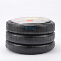 China Triple Convoluted Air Bag GUOMAT NO. 3B7386 Bellow No.3B383 Industrial Air Spring 4x3/8-16UNC Screw for sale