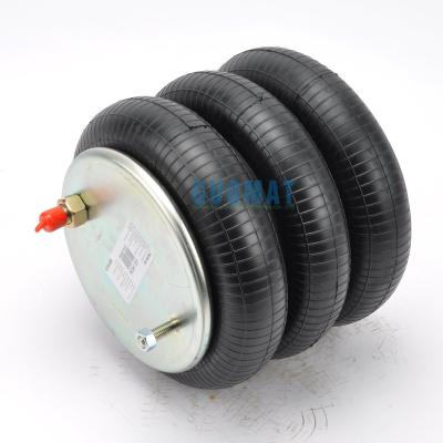 China Goodyear Industrial Triple Convoluted Air Spring 3B12-301 1/4NPT Air Inlet W01-358-8010 for sale
