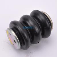 China Triple Convoluted Air Bag Suspension Spring Bellow Gas 1/2NPT Air Inlet For Auto Parts Trailer for sale