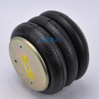 China 1/4NPT Air Inlet Triple Convoluted Air Rubber M10X1.5 Guomat Air Spring 3B5617 for sale
