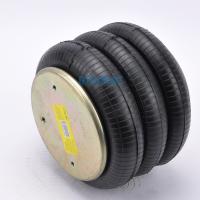 China 1/4NPT Air Inlet Triple Convoluted Air Rubber M10X1.5 Guomat Air Spring 3B5617 for sale