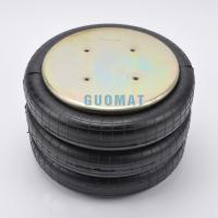 China Rubber Suspension Air Spring 381mm Height Triple Convoluted Air Bellow for sale