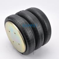 China Rubber Suspension Air Spring 381mm Height Triple Convoluted Air Bellow for sale