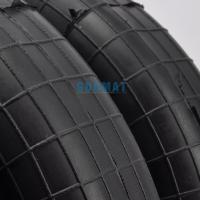 China Rubber Suspension Air Spring 381mm Height Triple Convoluted Air Bellow for sale